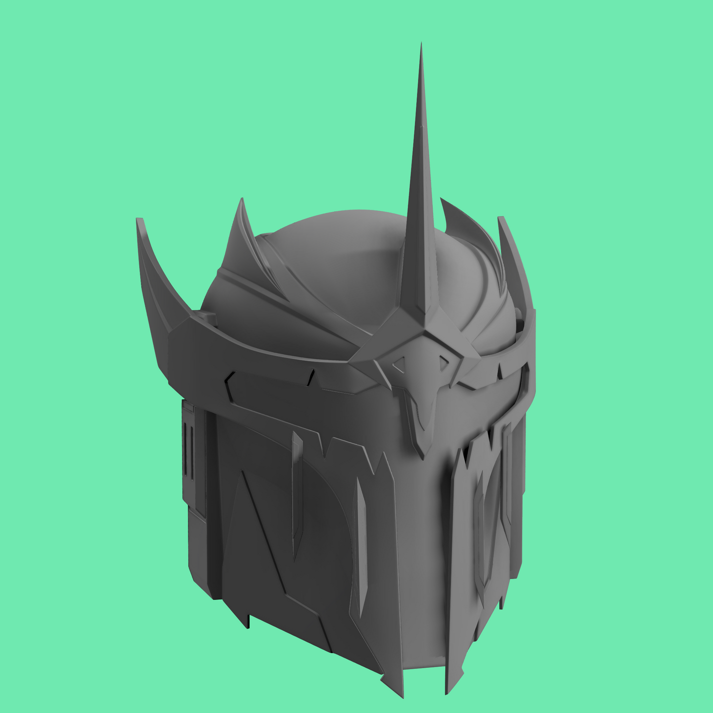 Demonic Mandalorian Helmet – Syndicate Customs