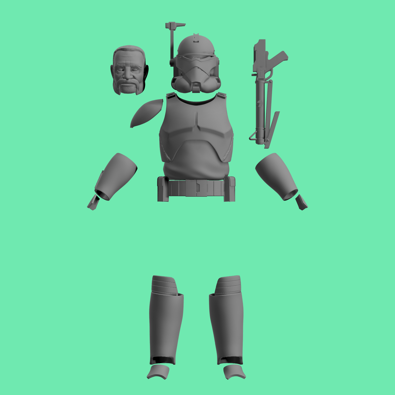 Rebels Old Man Commander Wolffe – Syndicate Customs