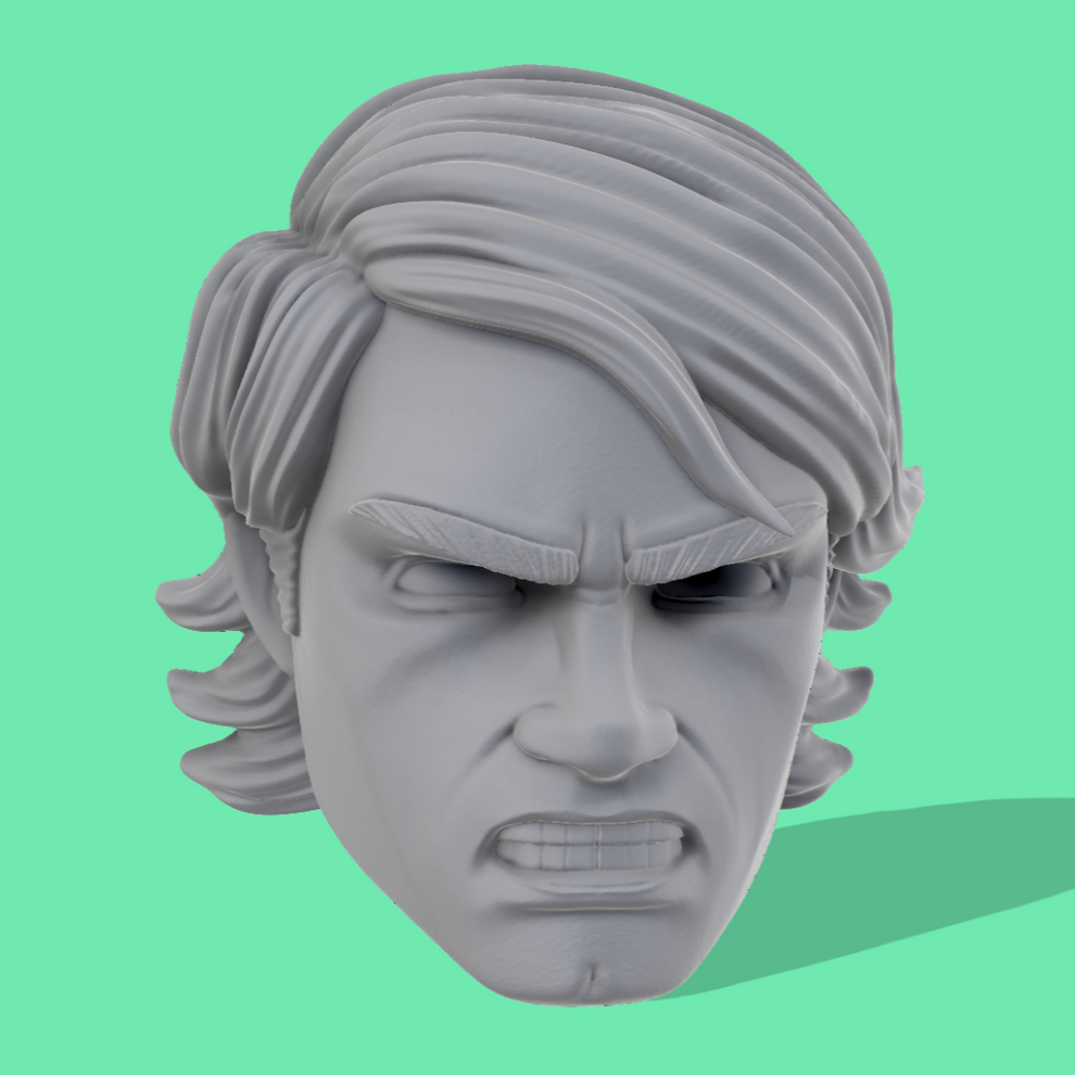 Animated Anakin Clone Wars Head Sculpts – Syndicate Customs