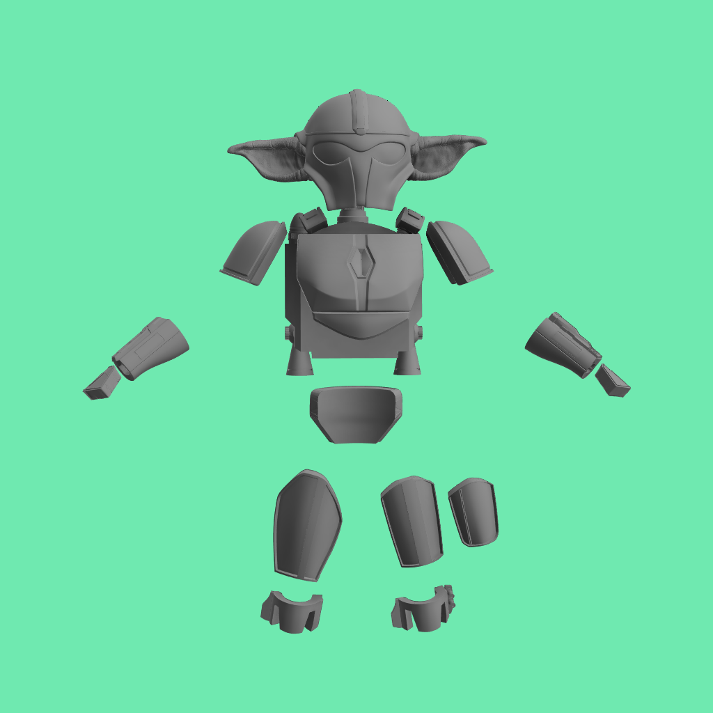 Grogu Helmet and Armor – Syndicate Customs