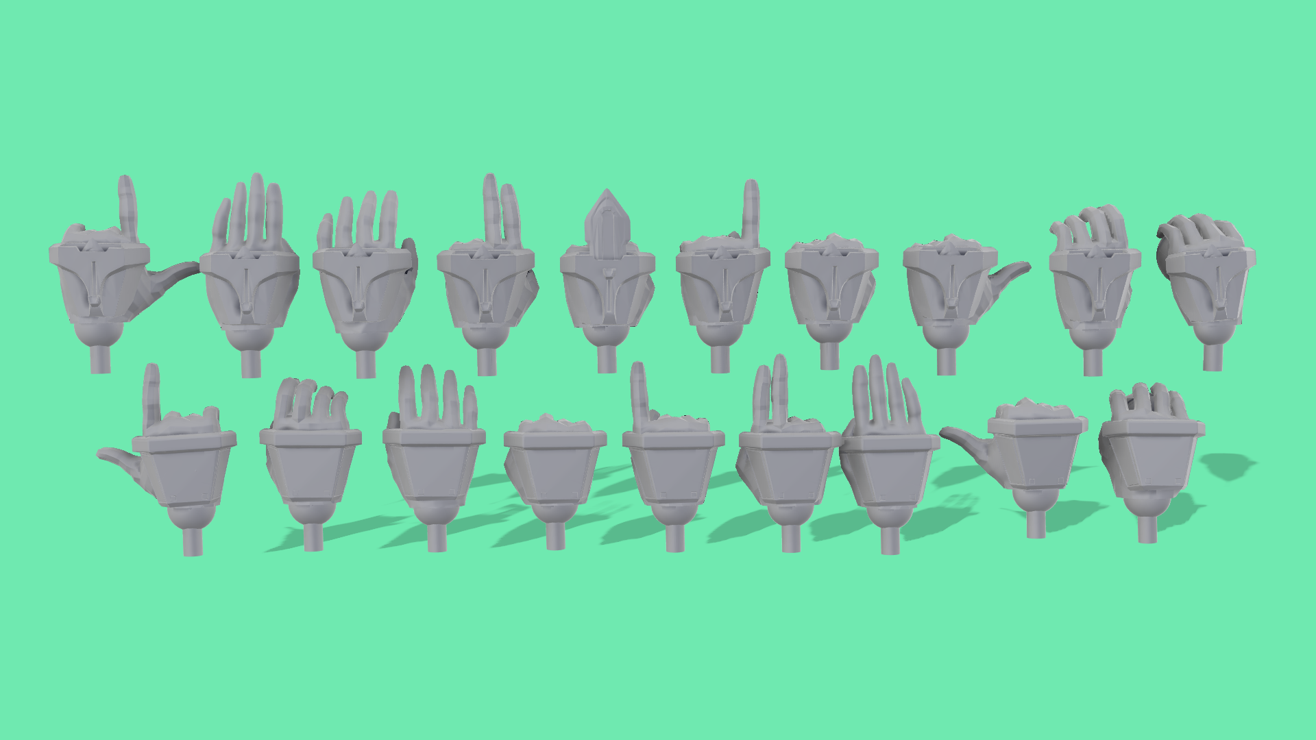 Clone Commando Hands 6" – Syndicate Customs