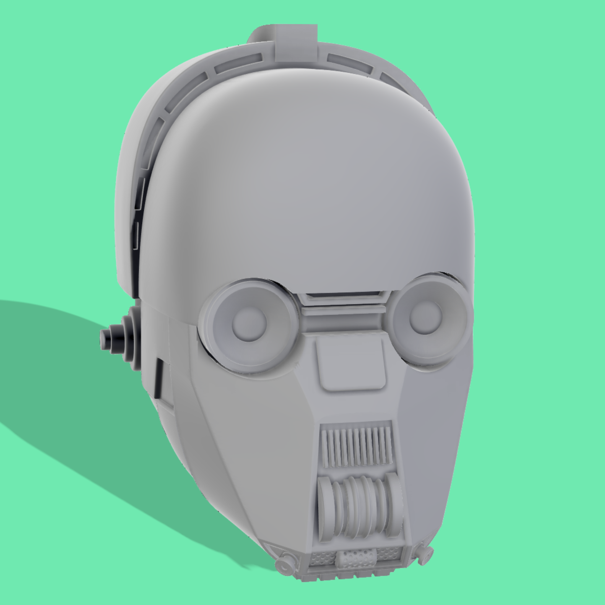 Copper Droid Head – Syndicate Customs