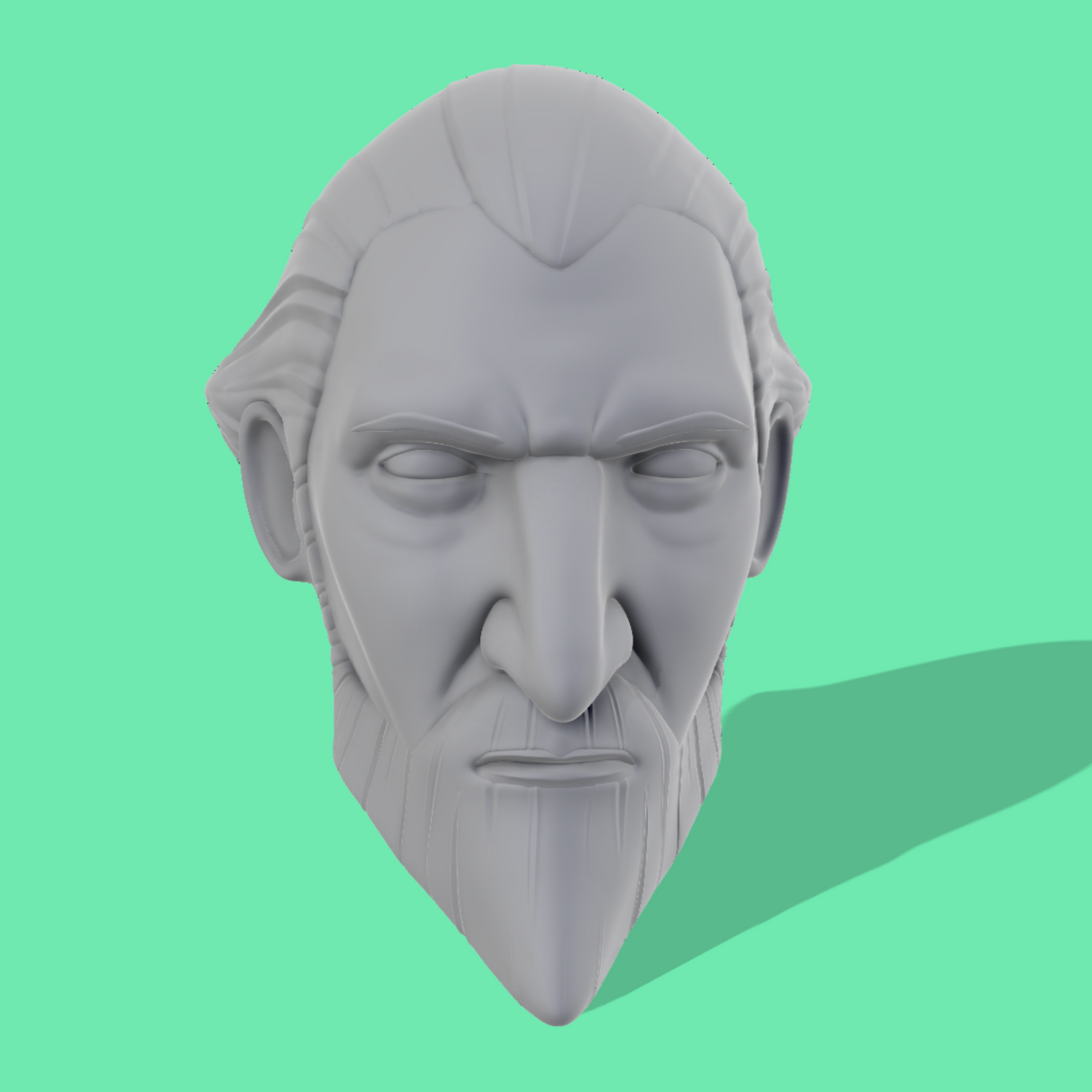 Count Dooku Animated TOTJ Head Sculpt – Syndicate Customs