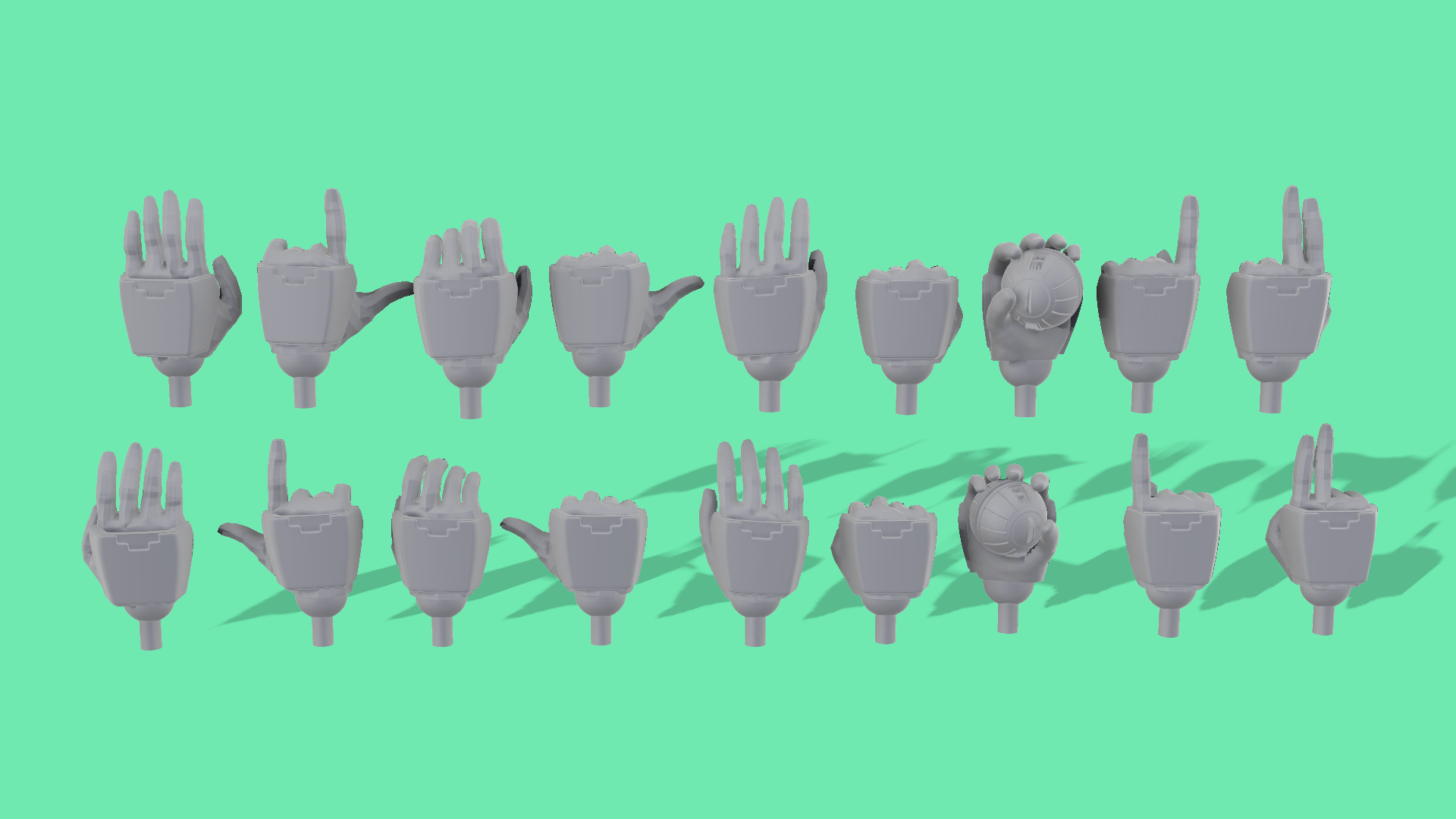 Havoc Trooper Hands 6" – Syndicate Customs